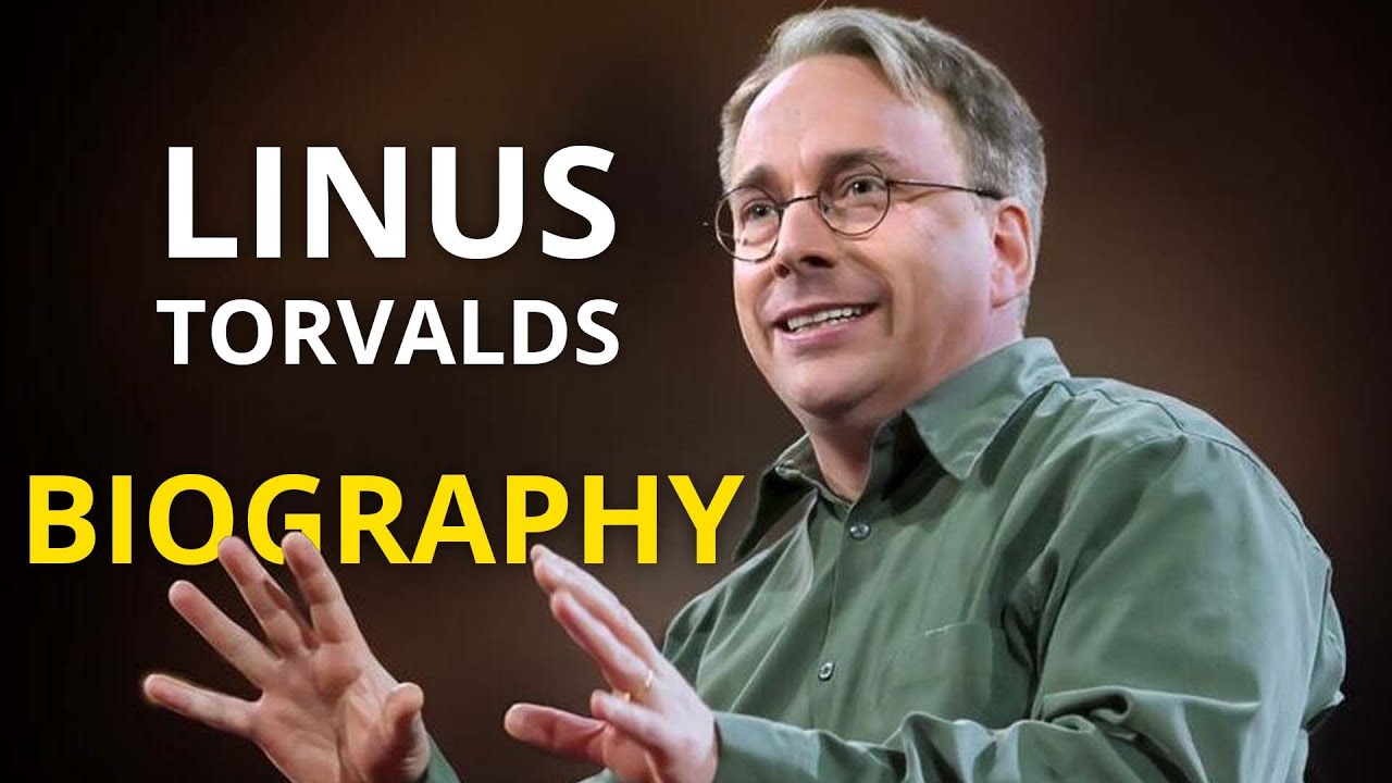 Linus Torvalds Biography - History of Linux in English - YouTube