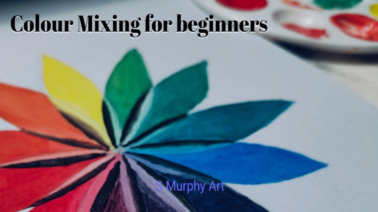 Colour mixing for beginners, primary colours #colourmixing # ...