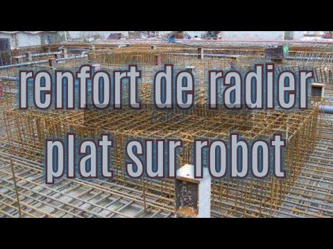 Tuto : Truc et astuce du radier général sur Robot structural - YouTube