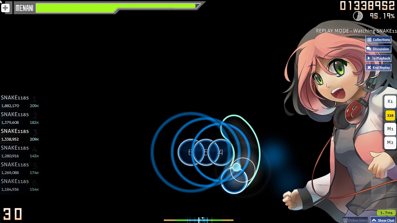 Osu! - Tower Light Fireworks (feat. Rachie) [Hard] - YouTube