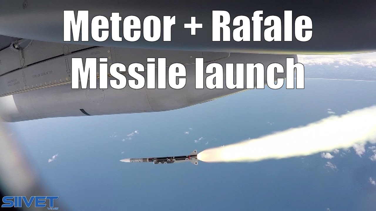 Meteor Missile Launch From Rafale Jet Fighter - YouTube