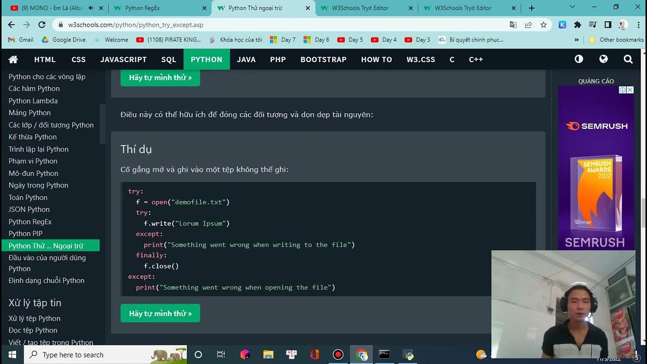 ASMR - Python String Format, user input, try except - YouTube
