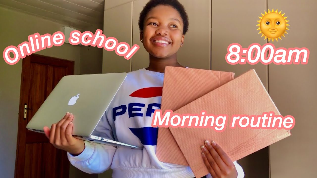 Online school morning routine in quarantine. - YouTube