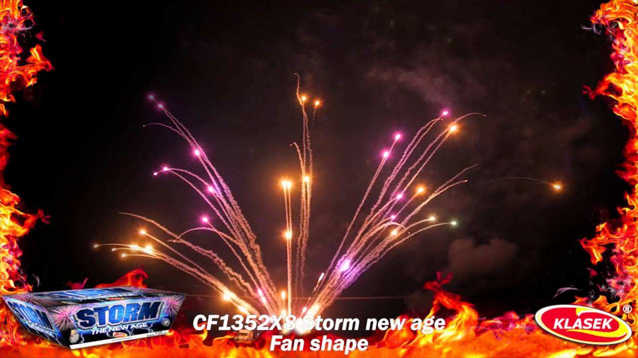 CF1352X8 Storm new age Fan shape - YouTube