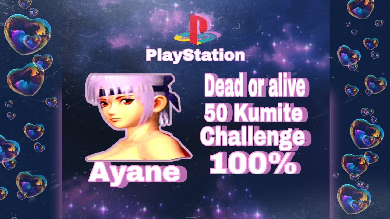 Dead or alive 1:PS1 (50 Kumite challenge 100%) Ayane - YouTube