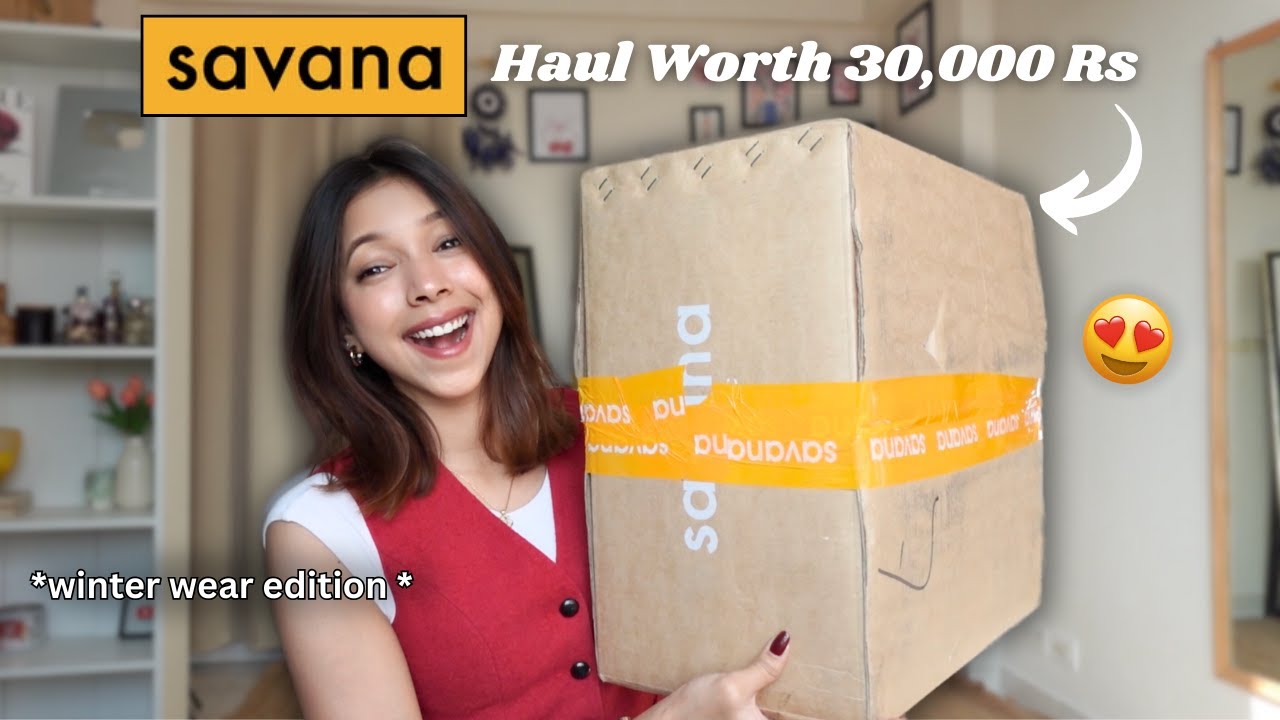 SAVANA Haul worth 30K || *Pinterest Approved* Sweaters , Jackets & More ...