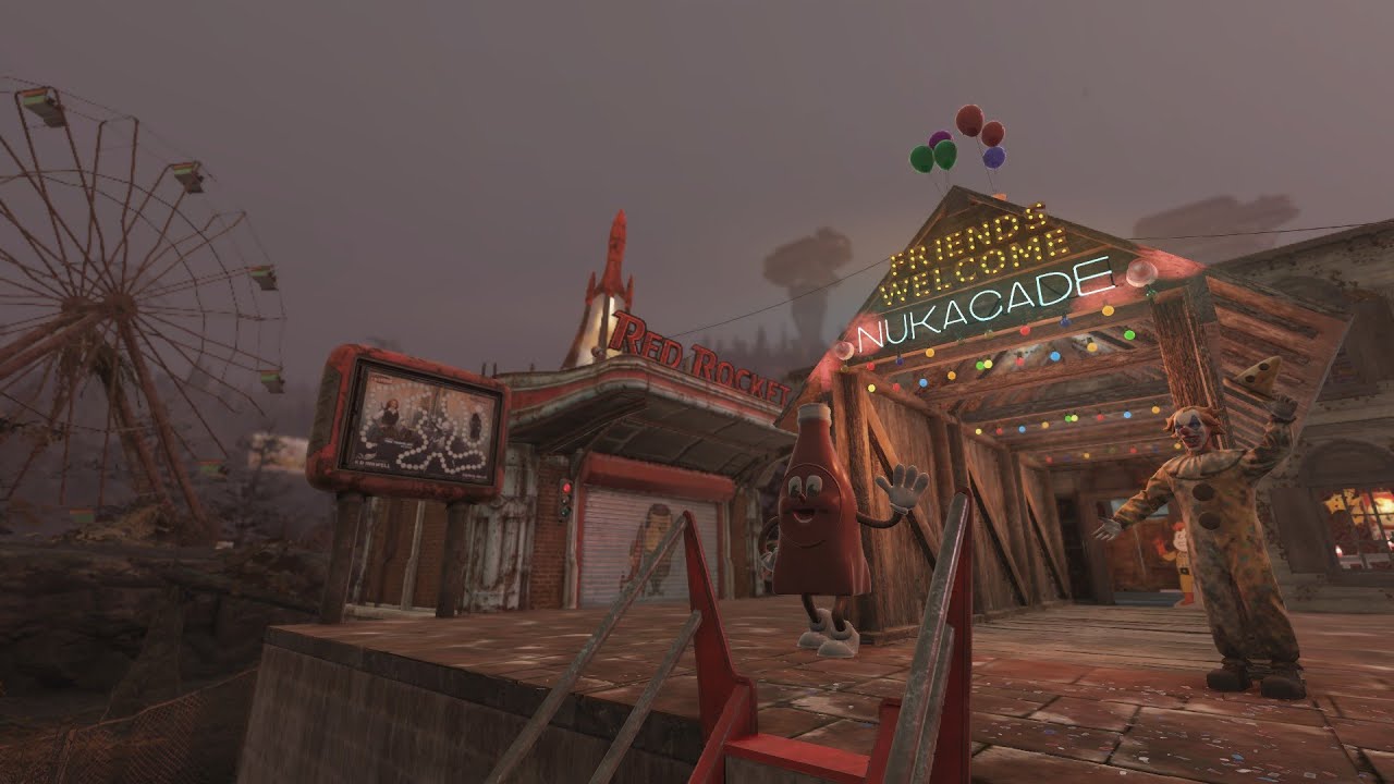 Building The Nuka-Cade Camp Ahead of Nuka World On Tour Update - YouTube