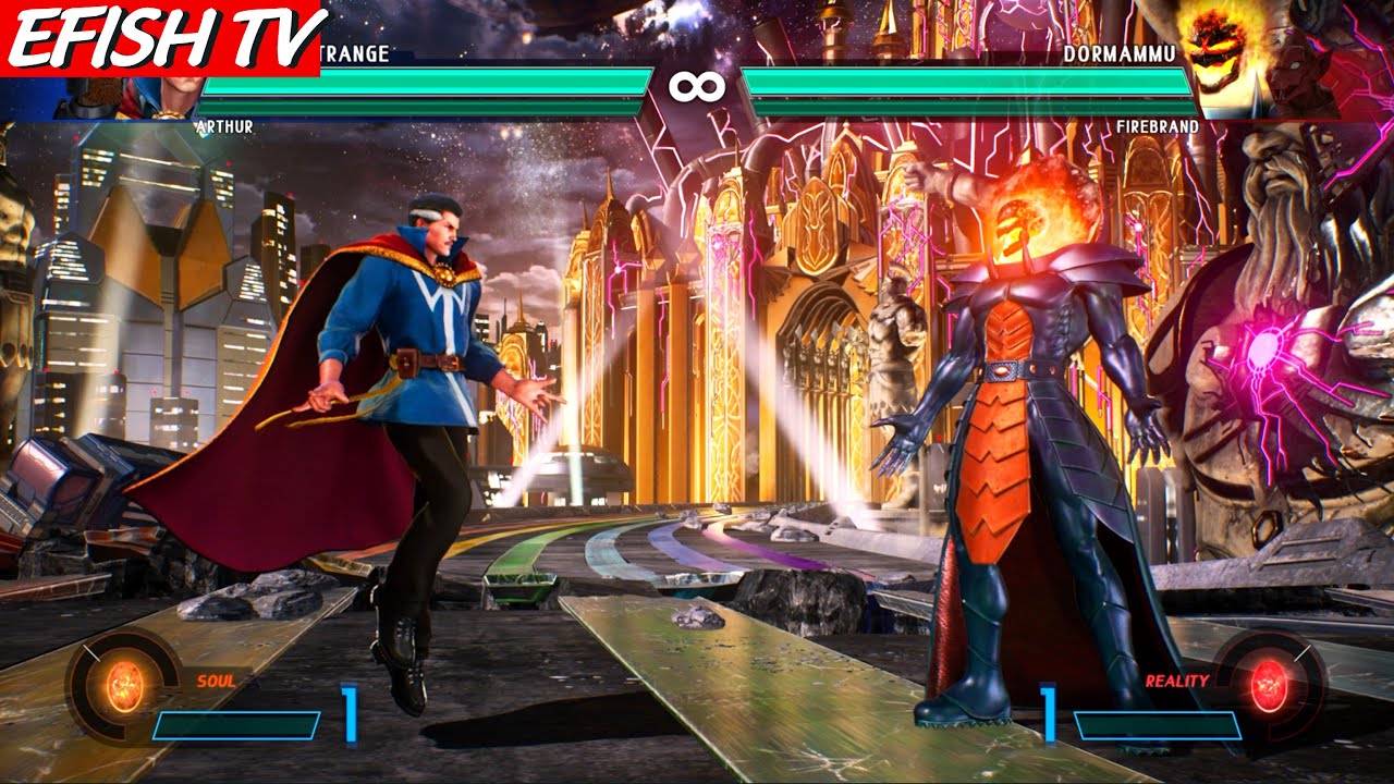 Doctor Strange & Arthur vs Dormammu & Firebrand (Hardest AI) - Marvel ...