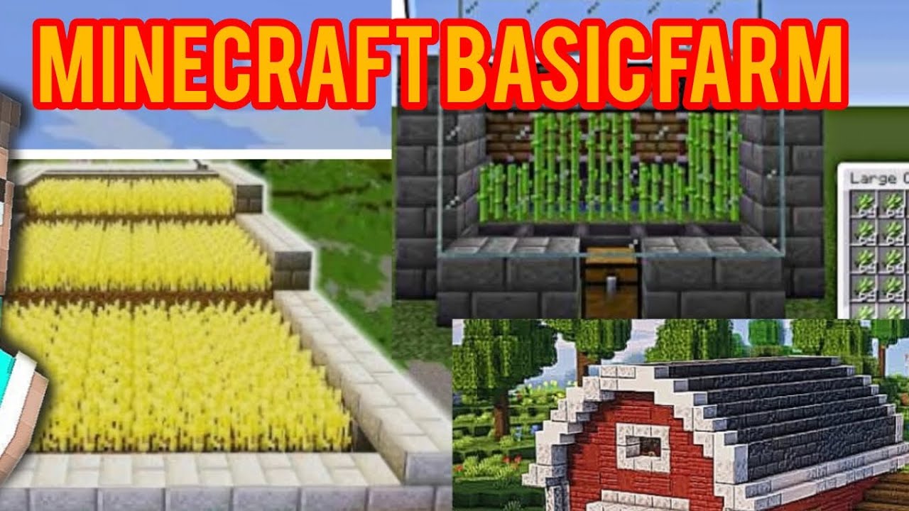 EPISODE-4 minecraft basic farm#minecraft - YouTube