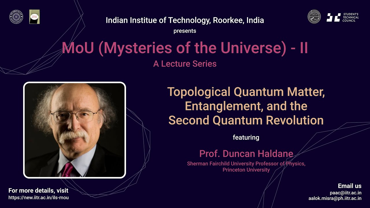 ILS-MOU-II | Topological Quantum Matter, Entanglement, and the Second Quantum Revolution ...