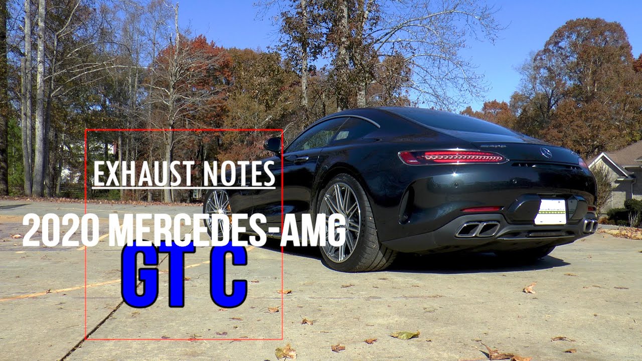 Exhaust Notes - 2020 Mercedes-AMG GT C - YouTube