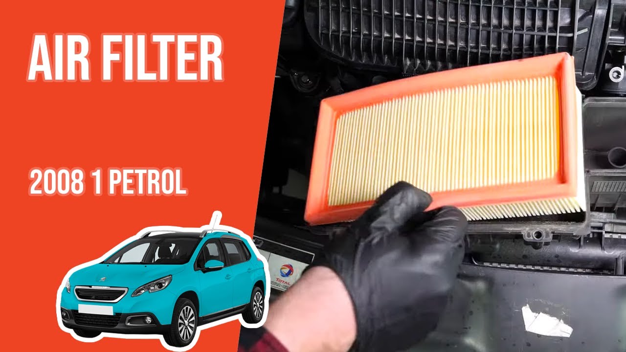 How to replace the air filter Peugeot 2008 mk1 1.2 PURETECH 💨 - YouTube