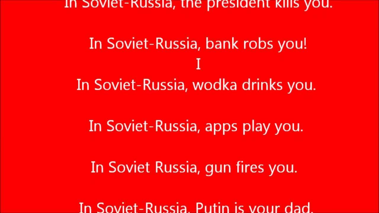 In Soviet Russia Jokes - YouTube