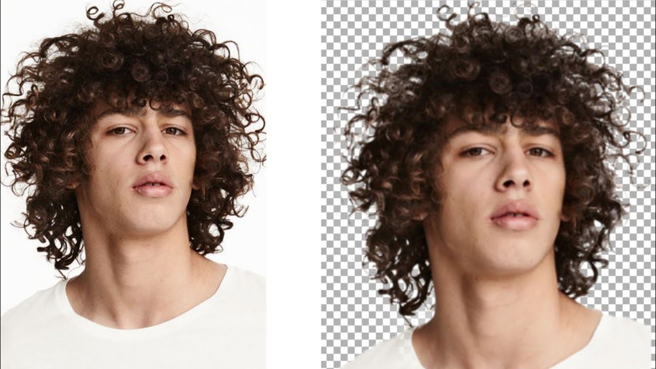 How To Hair Remove Background in Photoshop || Ishfaq Tech & Editz - YouTube