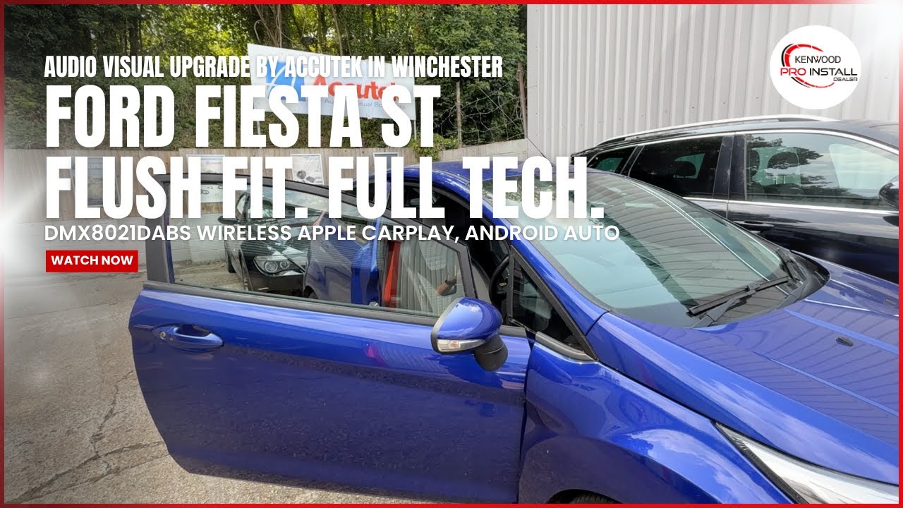 Ford Fiesta ST Gets a Flush-Fit Tech Upgrade! Wireless CarPlay KENWOOD ...
