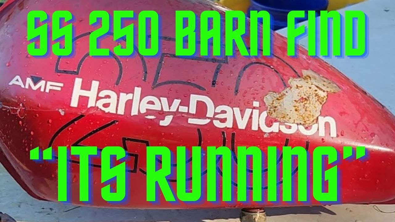 HARLEY DAVIDSON 1976 SS250 / "ITS RUNNING" - YouTube