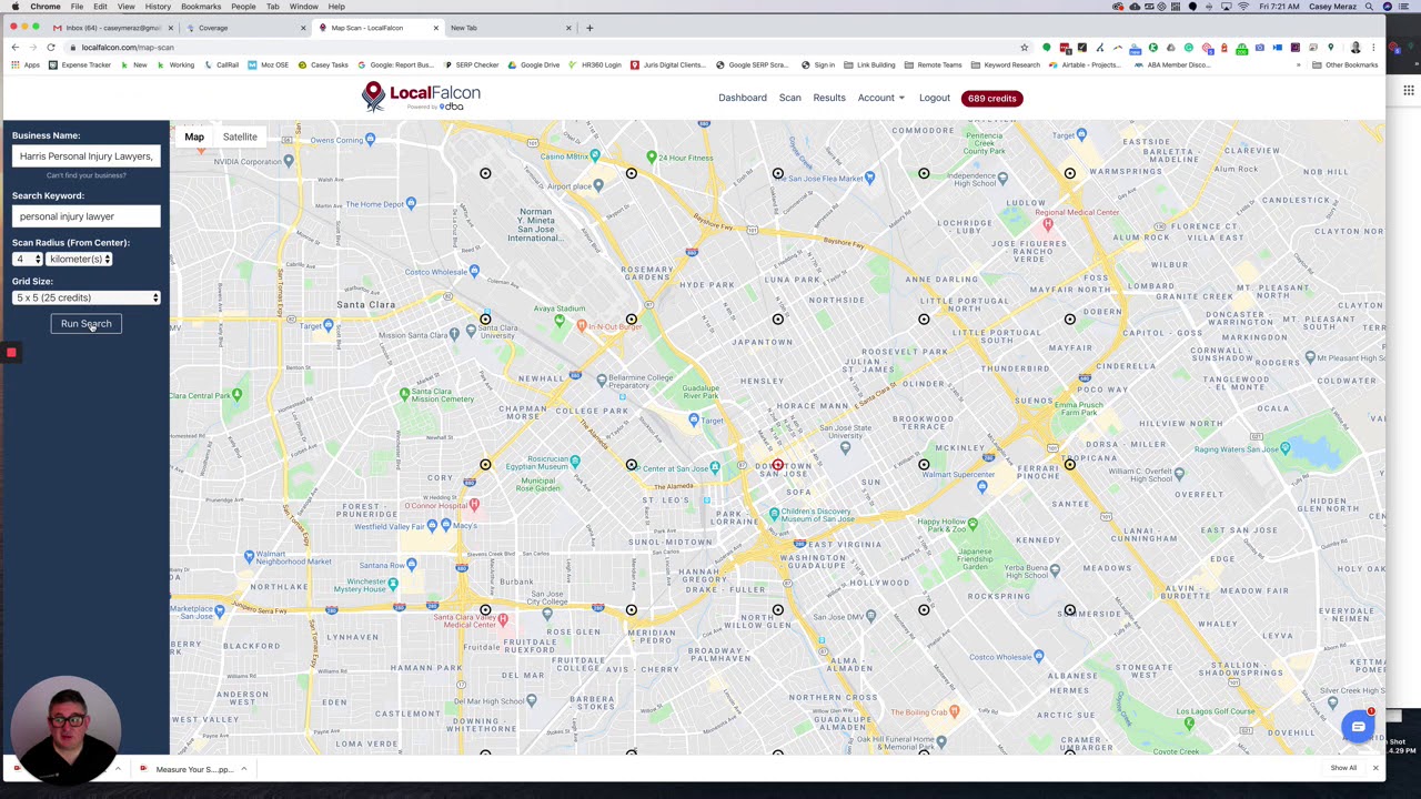 How to use Local Falcon to track keyword rankings - YouTube