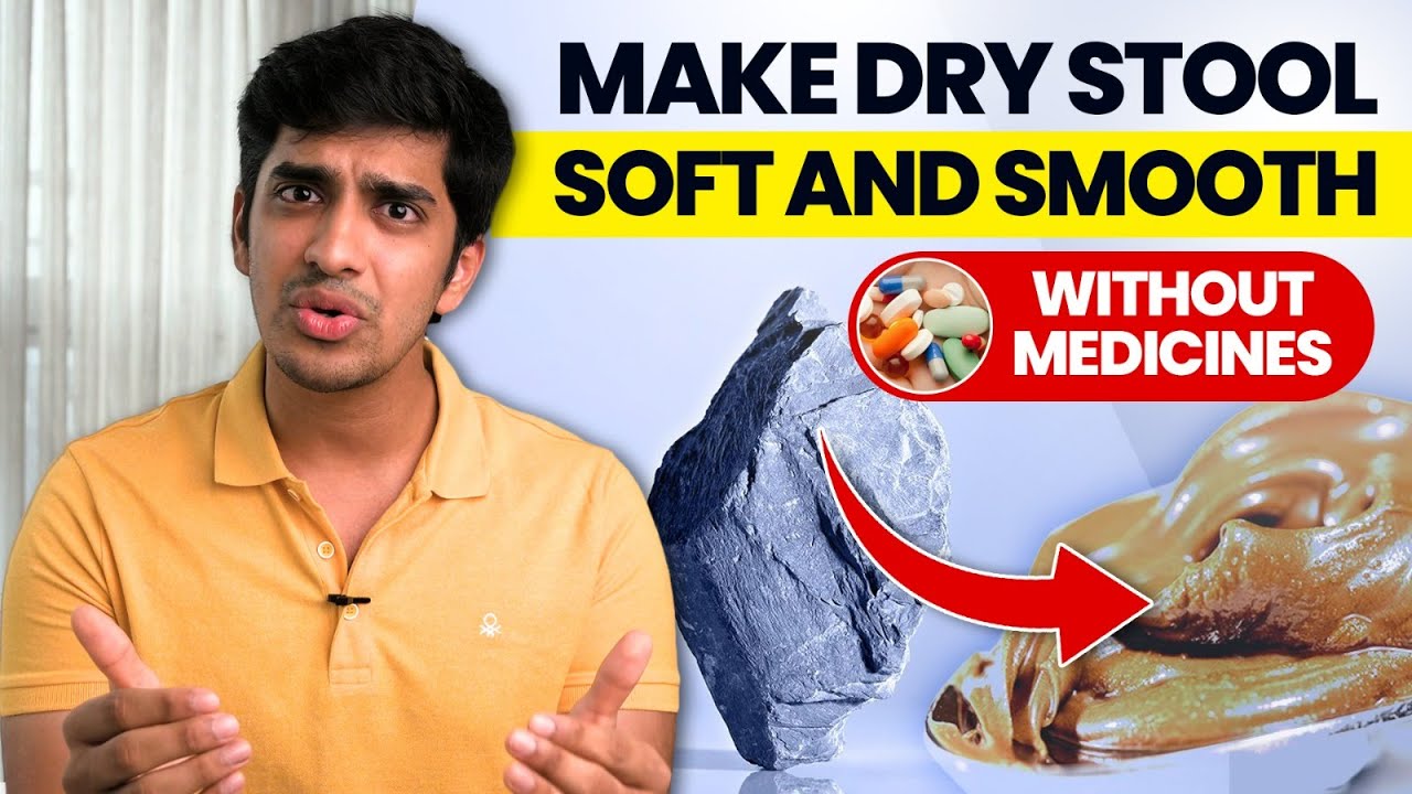 Make dry stool soft and smooth, without medicines - YouTube
