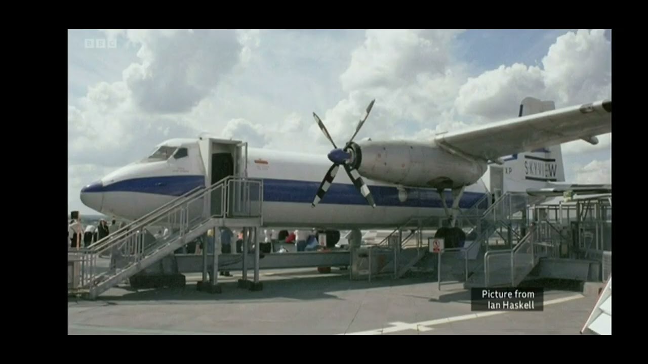 The fate of last Handley Page Dart Herald plane - YouTube