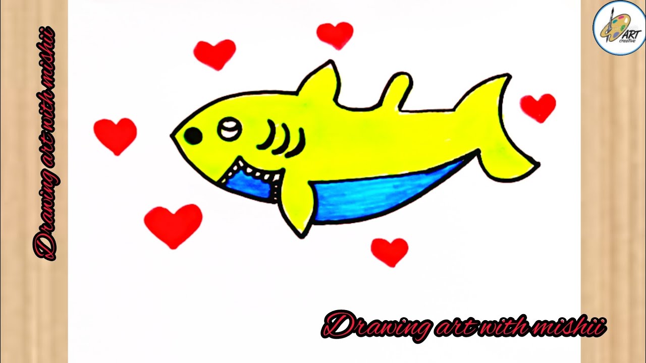 Fish Drawing easy || how to draw fish || Easy steps By step fish ...