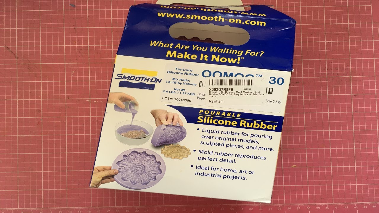 Liquid Silicone Smooth On OOMOO 30 Review - YouTube