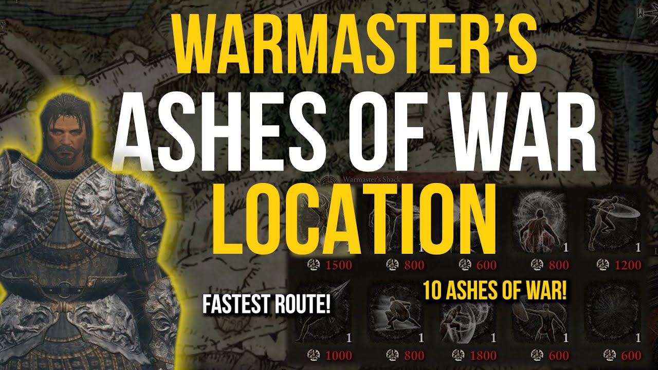 Warmaster Shack Ashes of War Location | Best Place to Buy AoW in ...