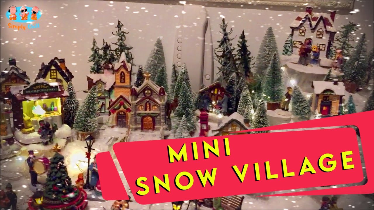 DIY Mini Winter Village Ideas - Snow Village - How To Set Up Winter ...