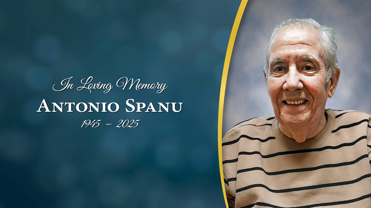 Antonio Spanu Funeral Service - YouTube