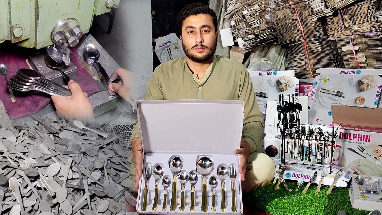 Gold Spoon Manufacturing Technique With Amazing Skills - YouTube