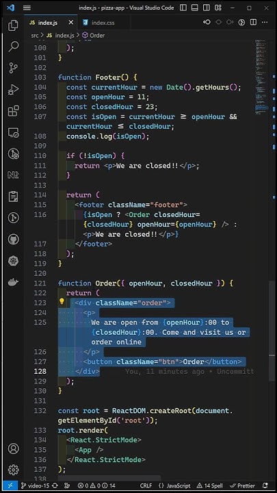 Extract The Jsx Code Into Separate Component In React App React18 Leelawebdev React Youtube