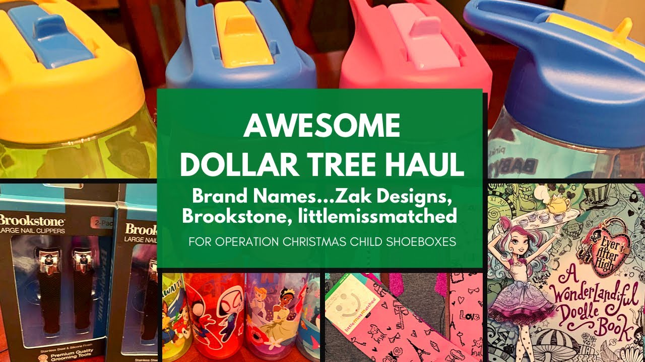AWESOME DOLLAR TREE HAUL FOR OCC & FAMILY | Brand Names, Zak Water ...
