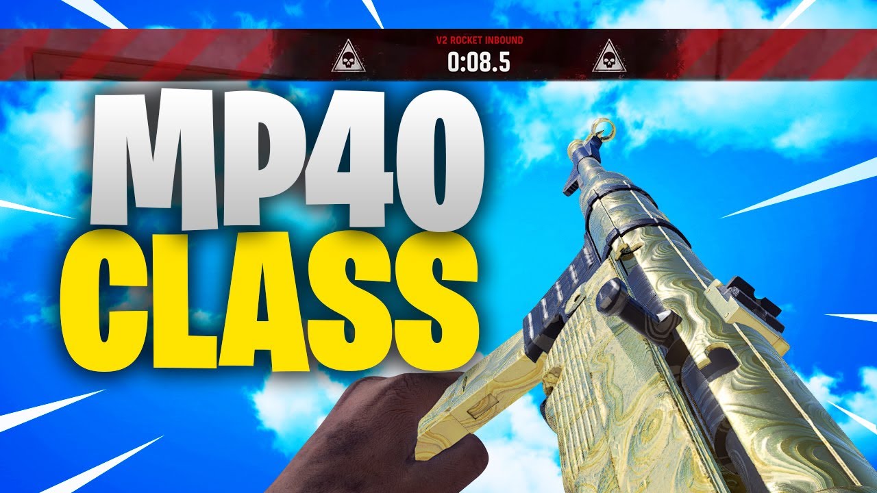 MP40 is OVERPOWERED in COD VANGUARD! (BEST CLASS SETUP FOR V2 ROCKETS ...