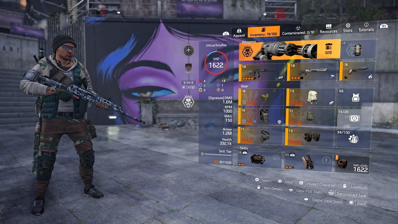 The Division 2 Perfect Adrenaline Rush With Preservation - YouTube