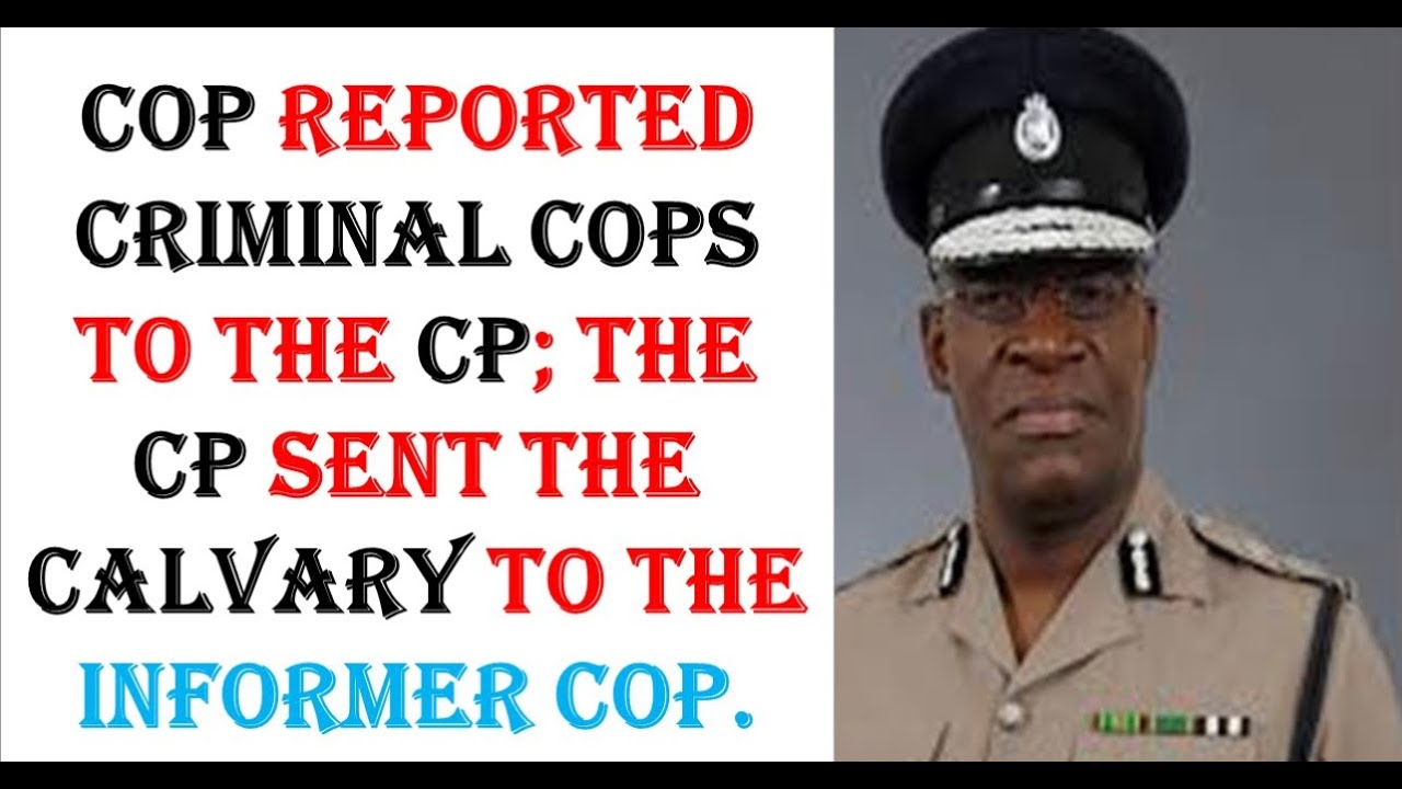 POLICE CORRUPTION: COP REPORTED CORRUPTED SENIOR COPS TO THE ...