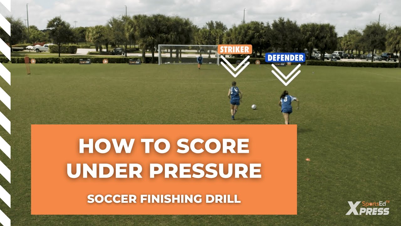 How To Score Under Pressure | Soccer Finishing Drill - YouTube