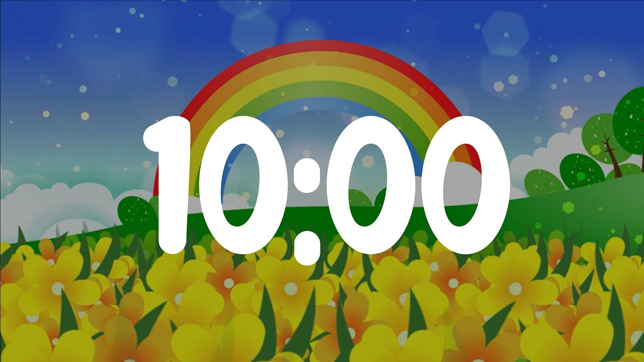 🎵🌈 𝟭𝟬 𝗠𝗜𝗡𝗨𝗧𝗘 𝗧𝗜𝗠𝗘𝗥 𝗙𝗢𝗥 𝗞𝗜𝗗𝗦 🌈🎵 - YouTube