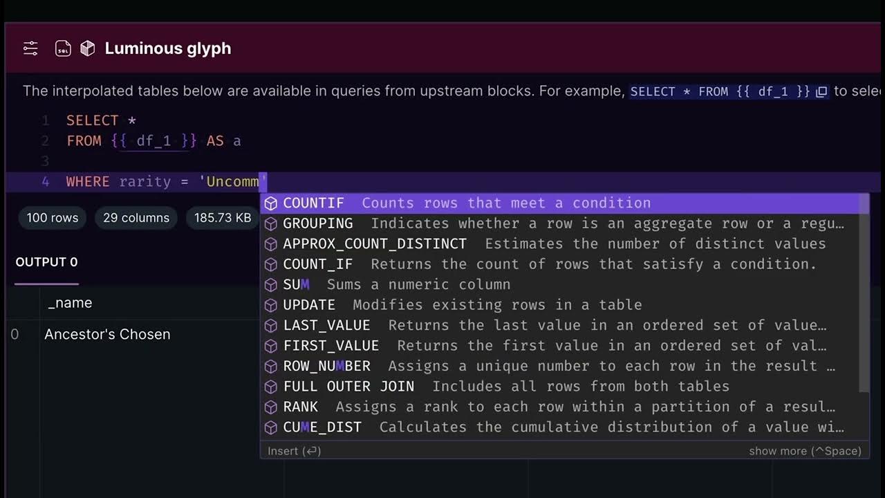 AI SQL autocomplete - YouTube