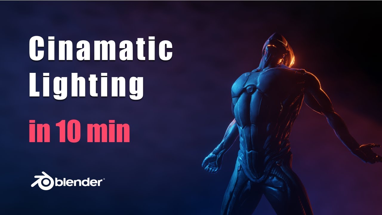 Blender Cinematic Lighting Scene - With Rim Light - YouTube