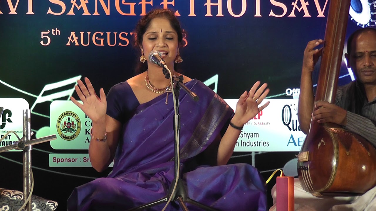 Manasi Prasad Avadhana Pallavi in concert - YouTube