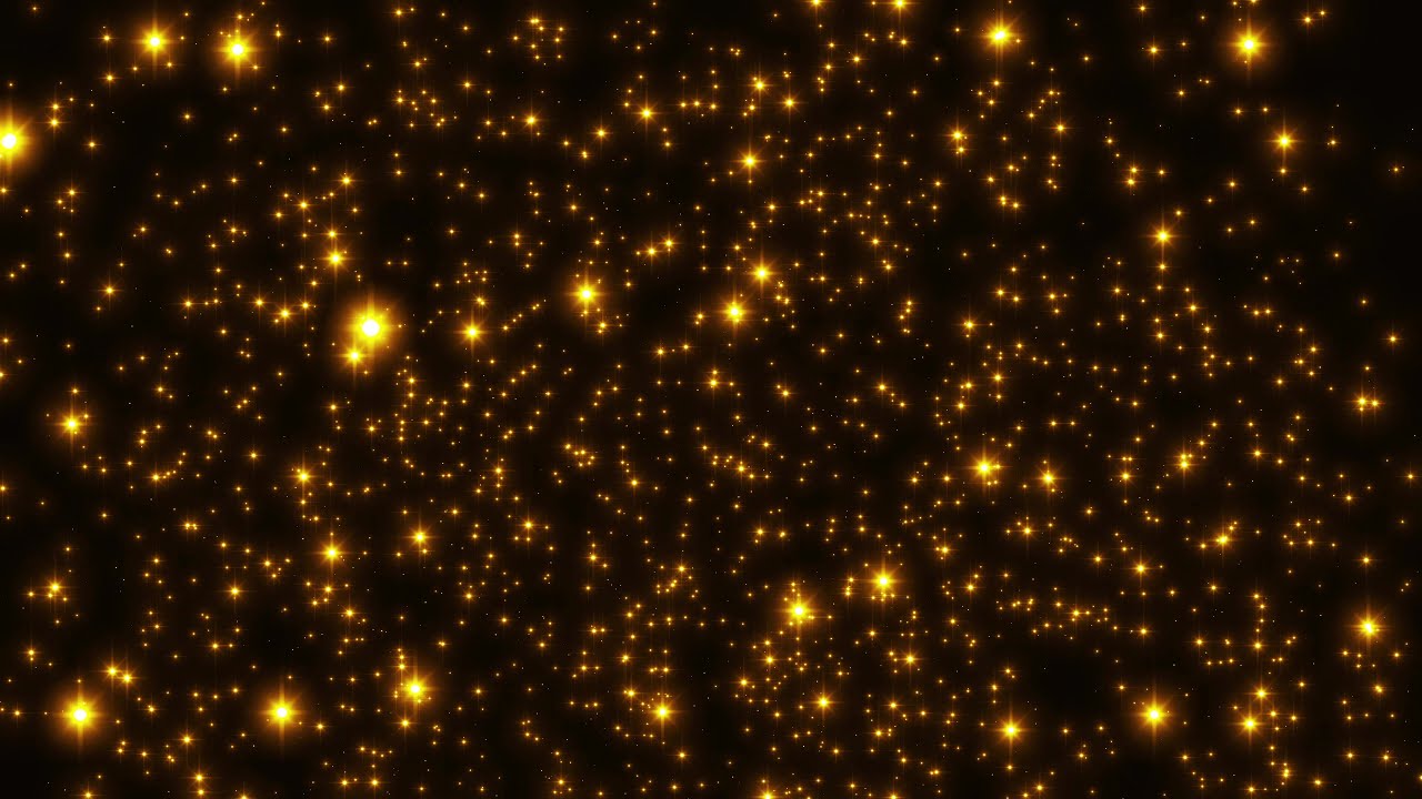 gold stars space galactic Free Motion Graphics Background Relaxing Screensaver Video - YouTube