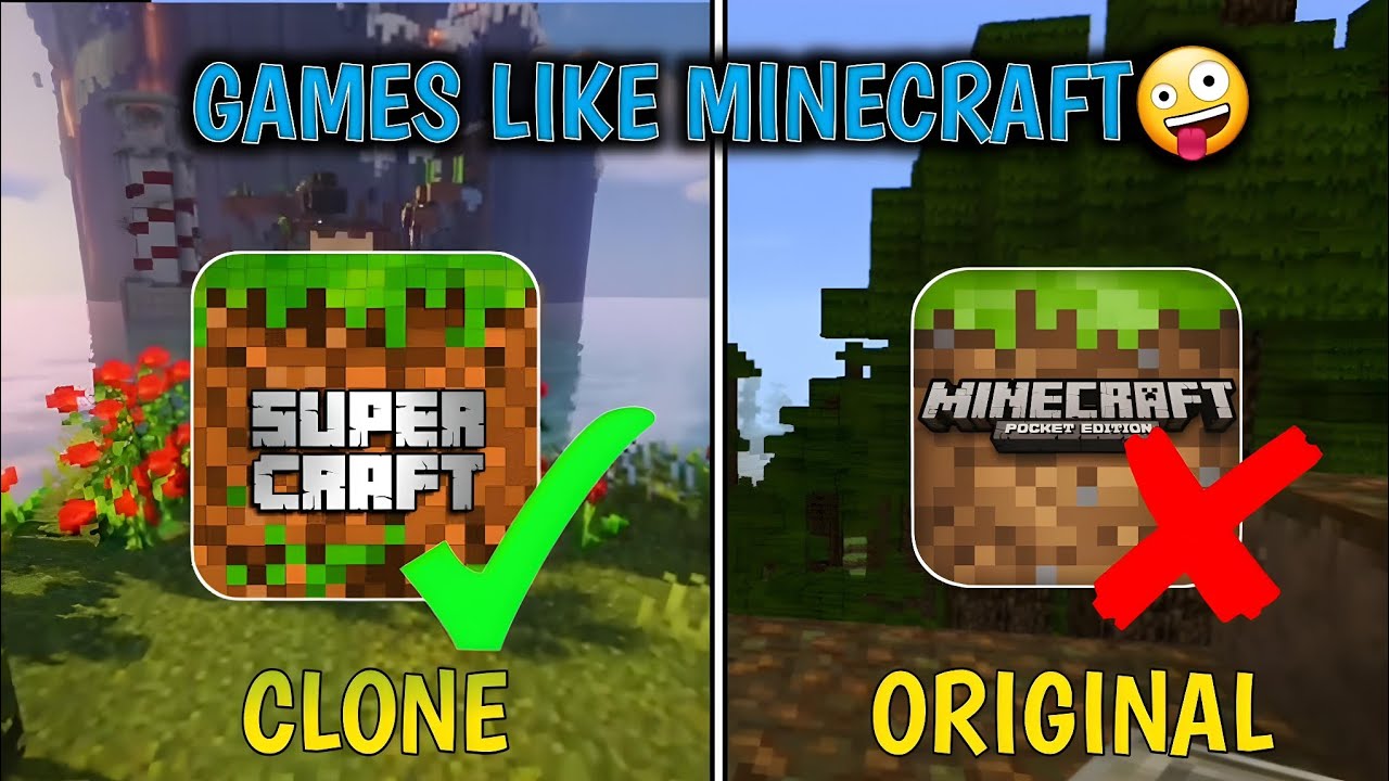 top 3 copy games of minecraft 🤯😱 - YouTube