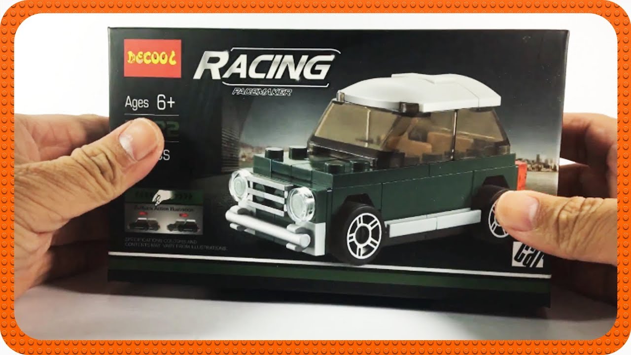 Mini Cooper Decool Racing Racemaker 2222 - TOY BUILD - YouTube
