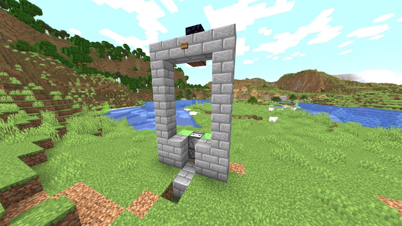 How to Make a Simple Redstone Elevator in Minecraft - YouTube