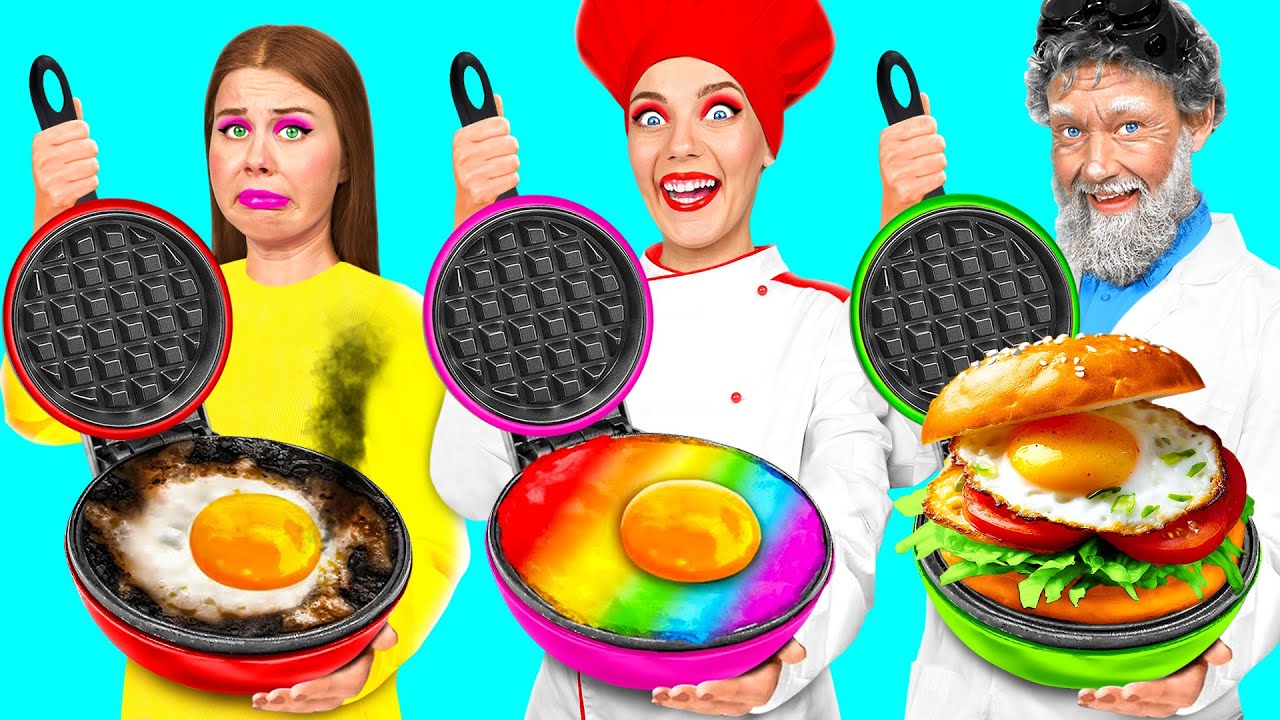 Кулинарный Челлендж: Я Против Дедушки | Съедобная Битва от Fun Teen ...