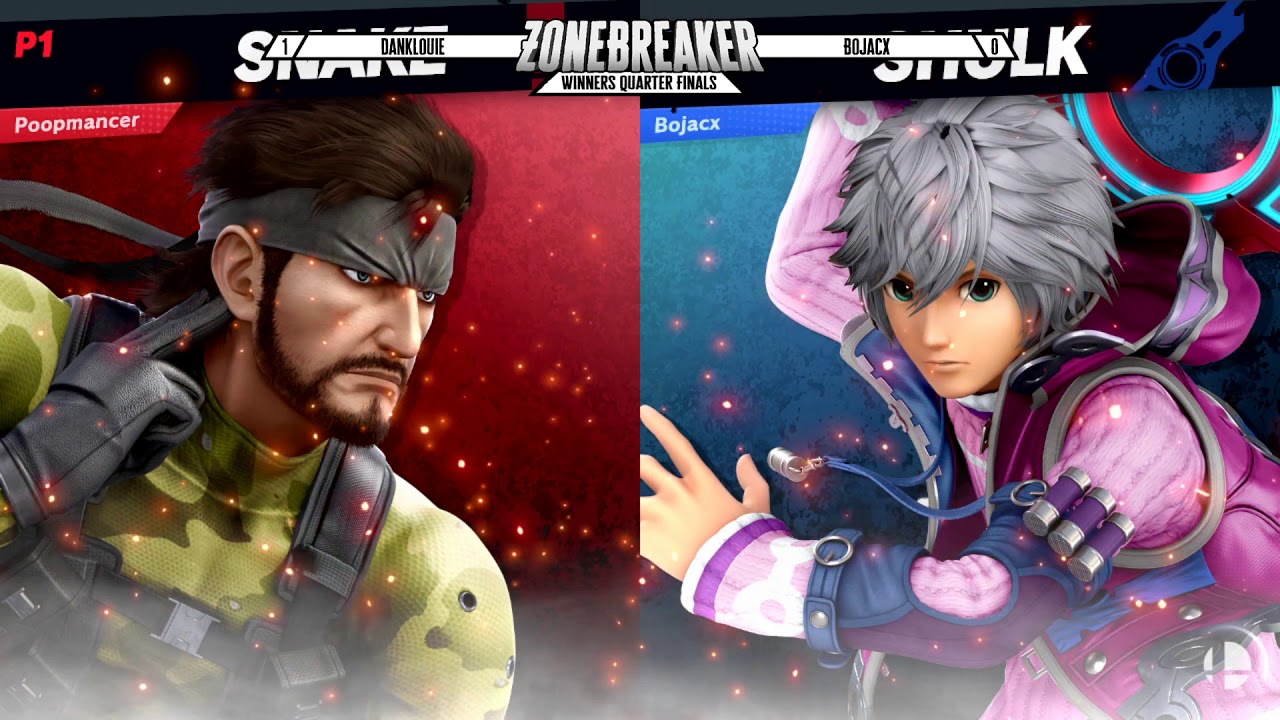 DankLouie (Snake) vs Bojacx (Shulk) | Winners Quarters | Zonebreaker ...