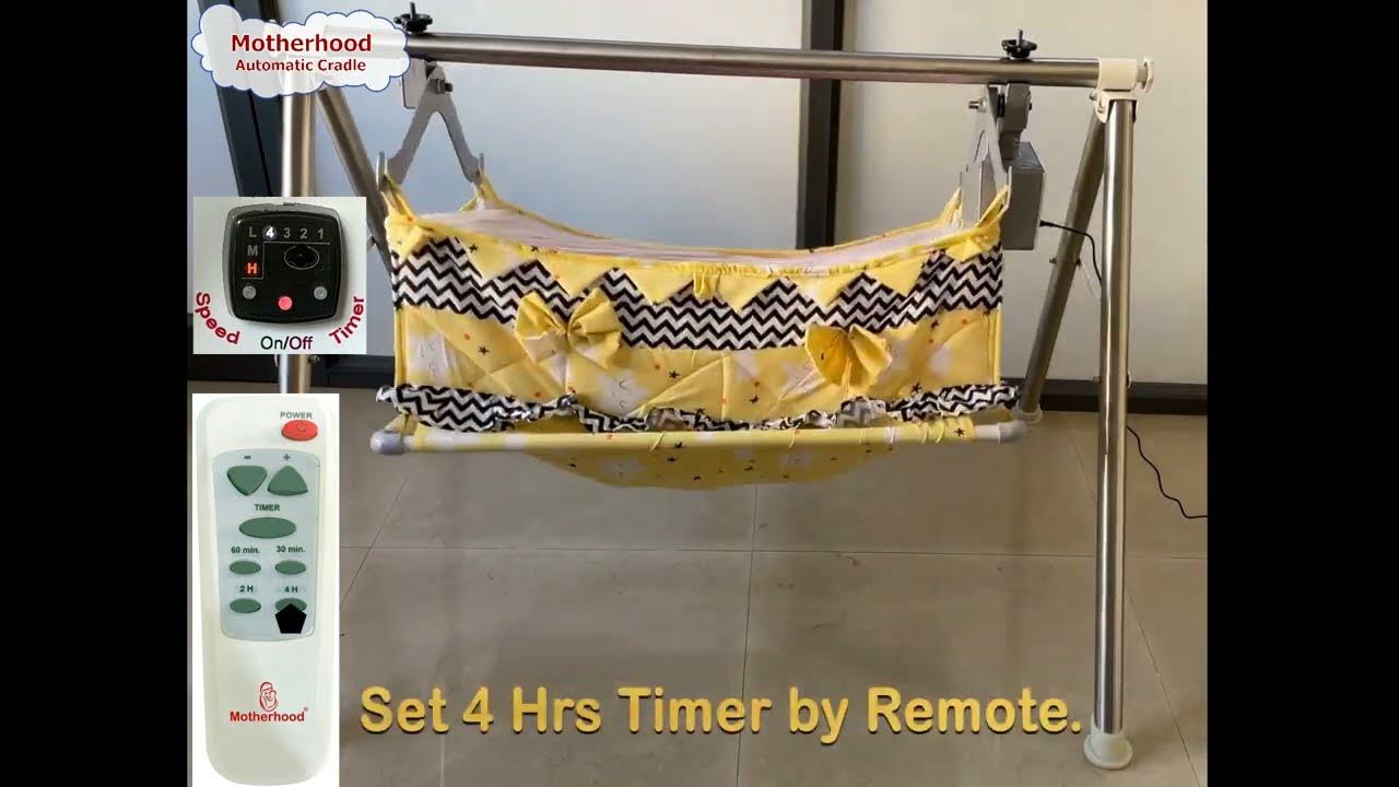 Automatic Baby Cradle with Remote | Automatic Ghodiya | Automatic Baby Cradle Kit Motherhood ...