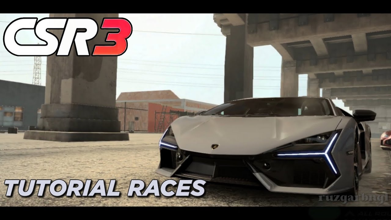 CSR3 | Tutorial Races: Getting Started - YouTube