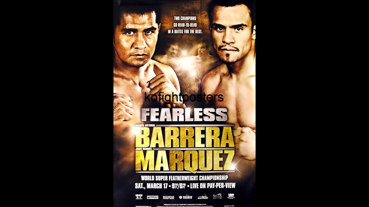 JUAN MANUEL MARQUEZ VS MARCO ANTONIO BARRERA - YouTube