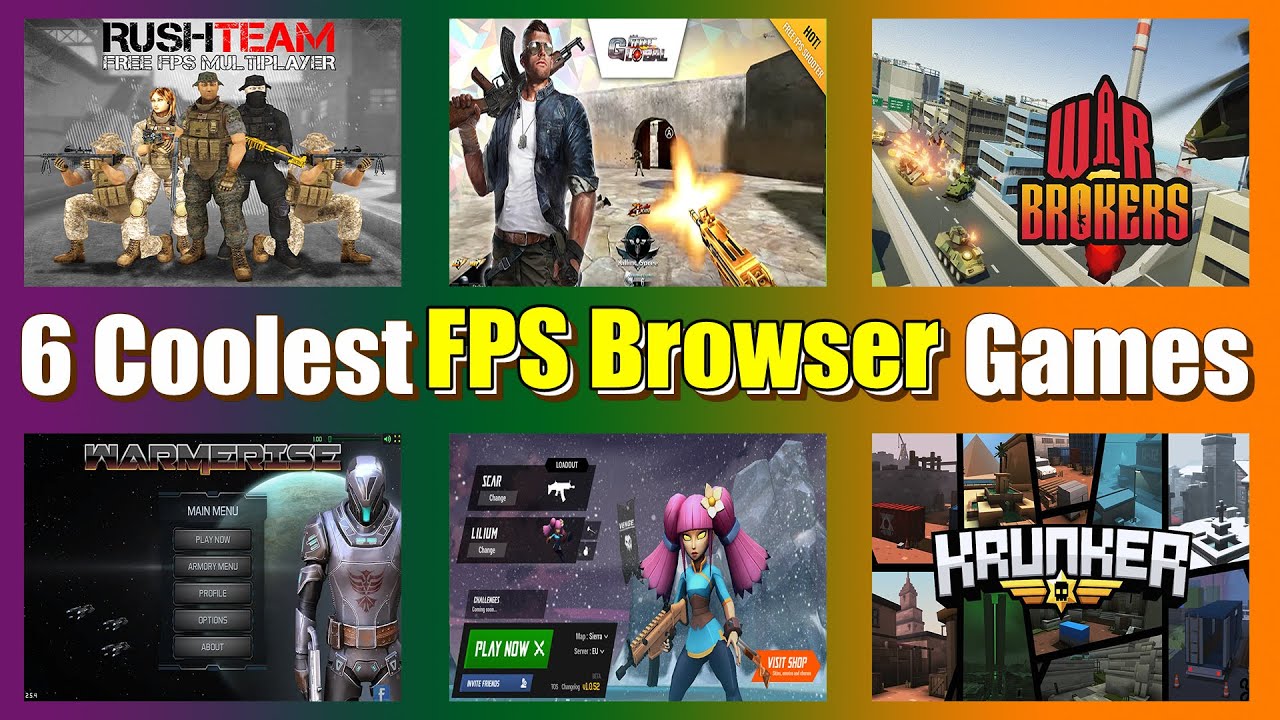 6 Coolest FPS Browser Games - YouTube