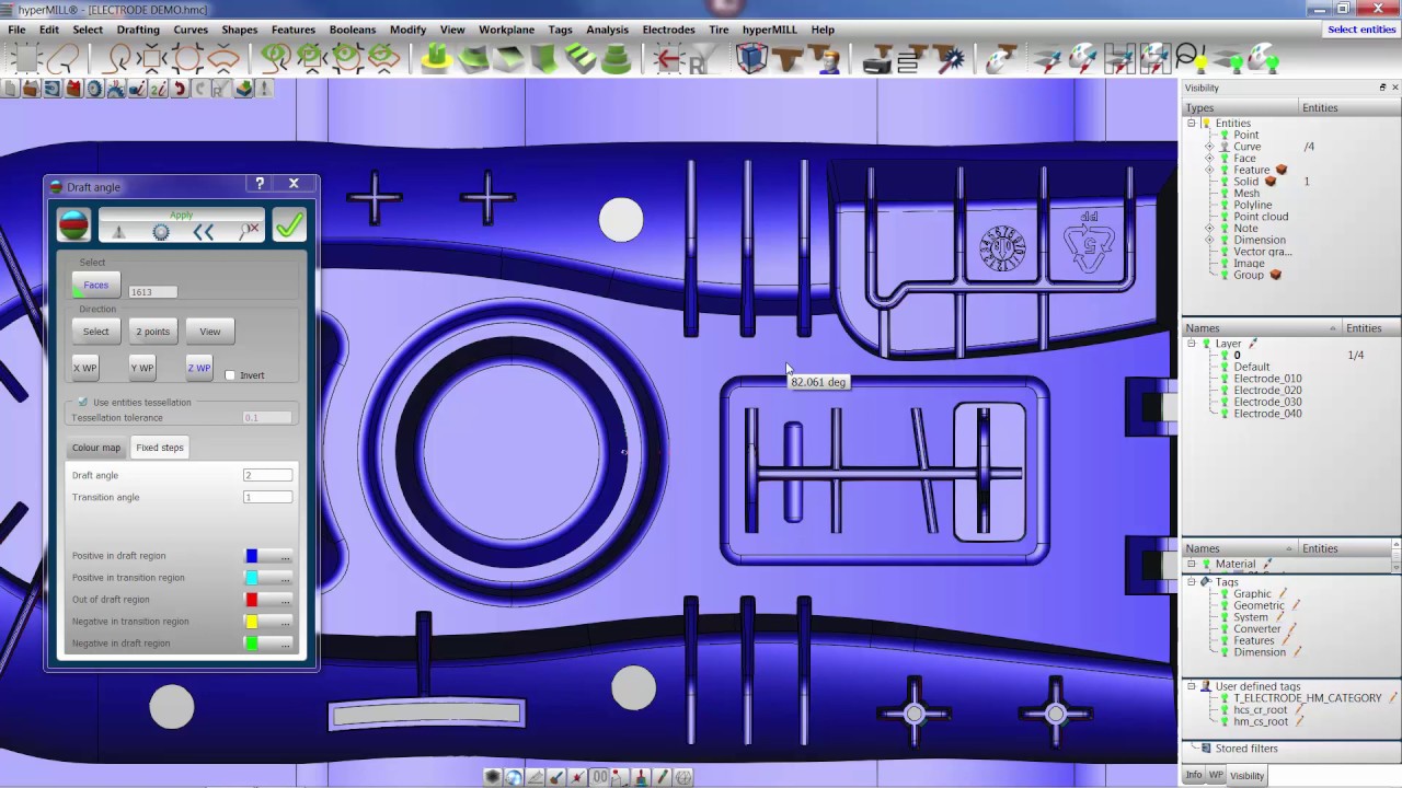 hyperCAD-S 2017.1 - Draft Analysis - YouTube